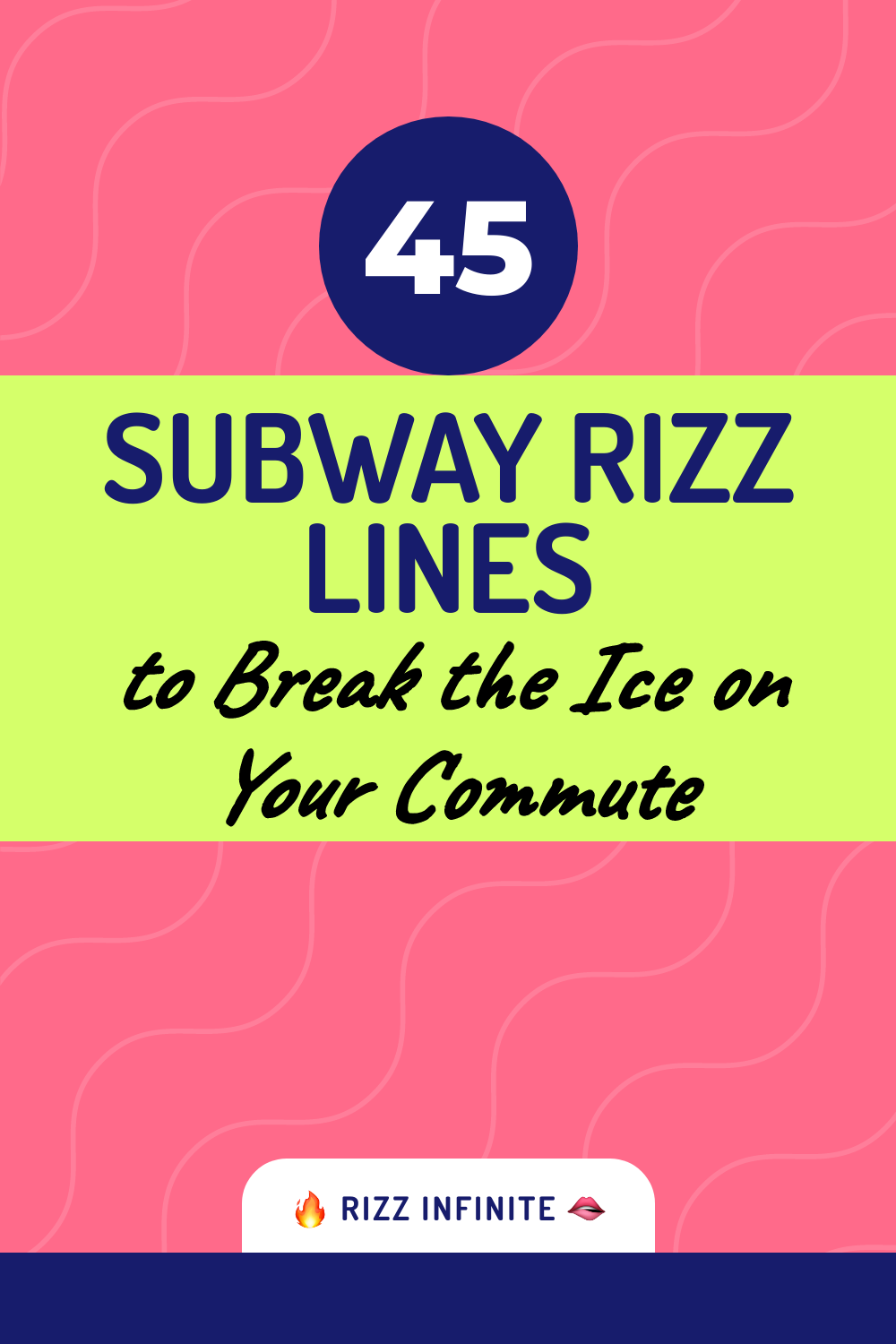 45 Fun and Charming Subway Rizz Lines to Break the Ice on Your Commute ...